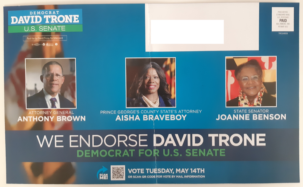 Trone Trolls Alsobrooks with Prince George’s Endorsements - Montgomery ...
